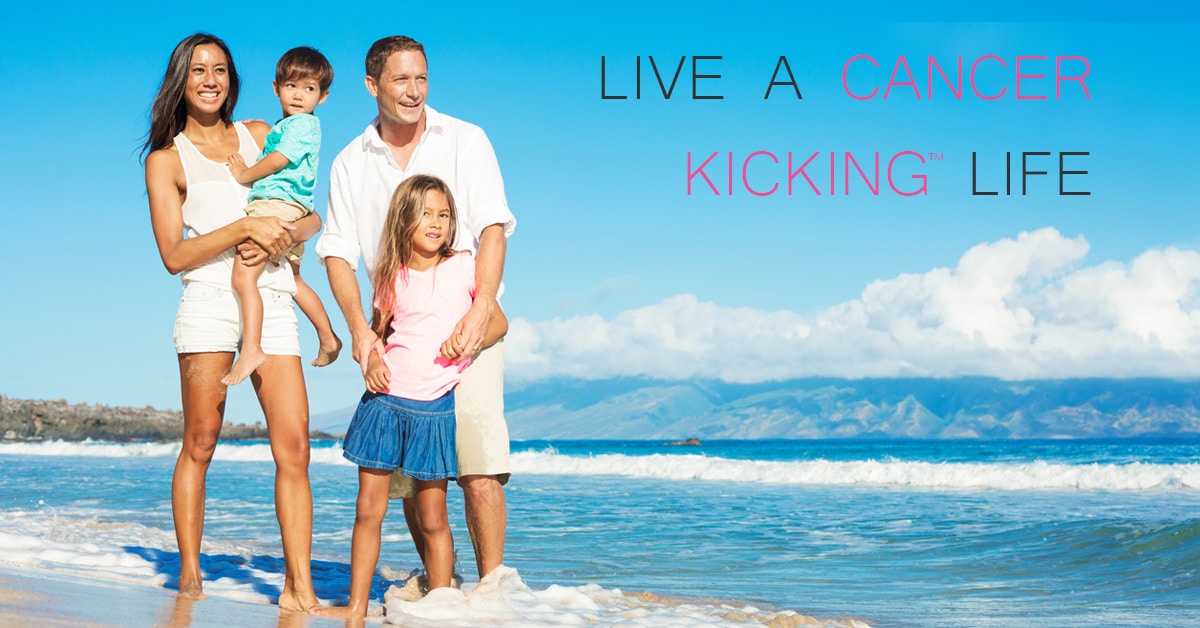 Live a Cancer-Kicking! Life - Pink Lotus Power Up