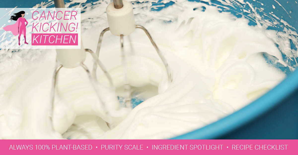Fat-Free Vegan Whipped Cream - Pink Lotus Power Up